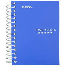 Mead Five Star Fat Lil' Wirebound Notebook, Assorted Colors, 1 Ea ...