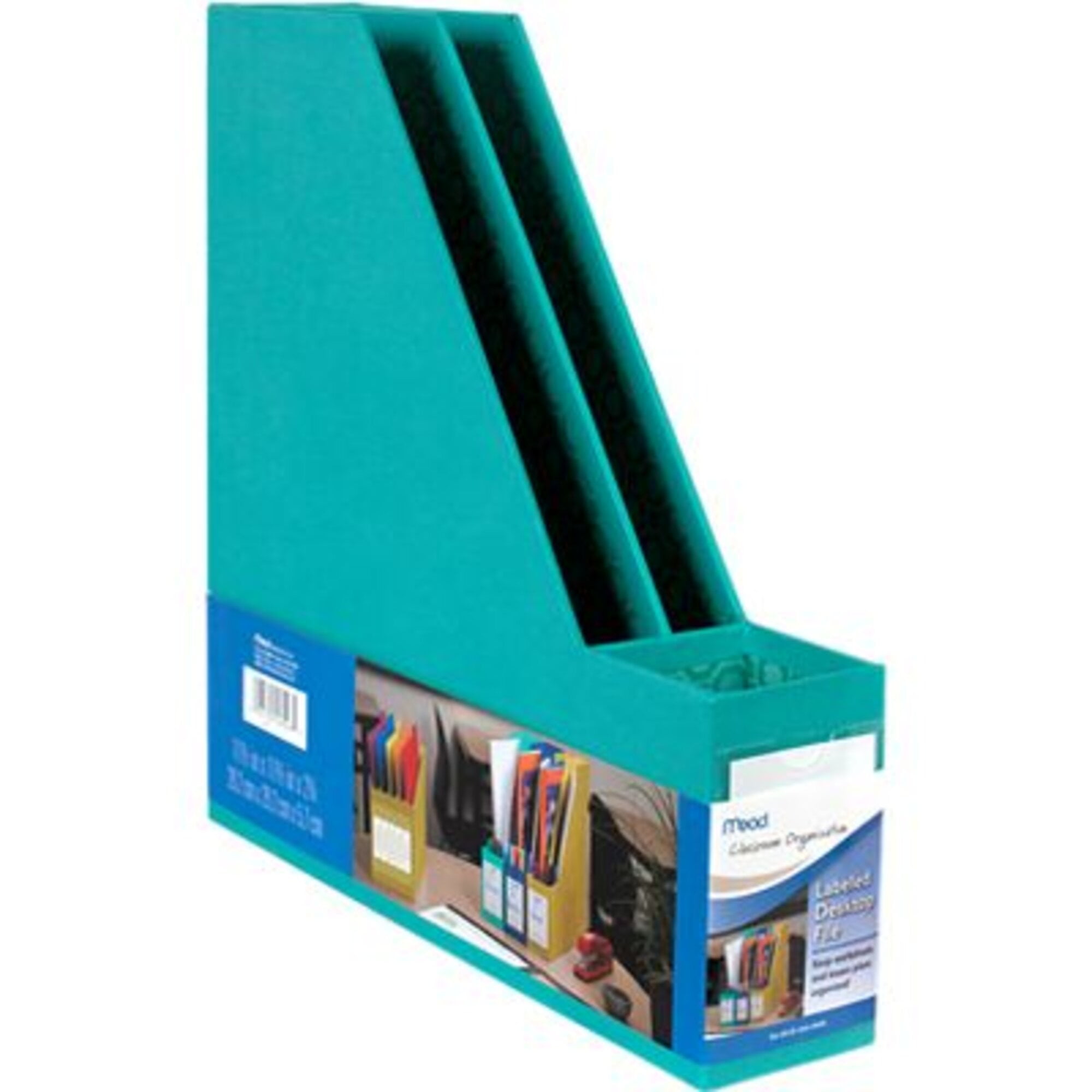 Mead Labeled Desktop File, Teal - Walmart.com