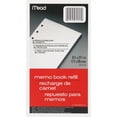Mead Loose-Leaf Memo Book Refill Pages, 6-Hole Punched, Narrow Ruled ...