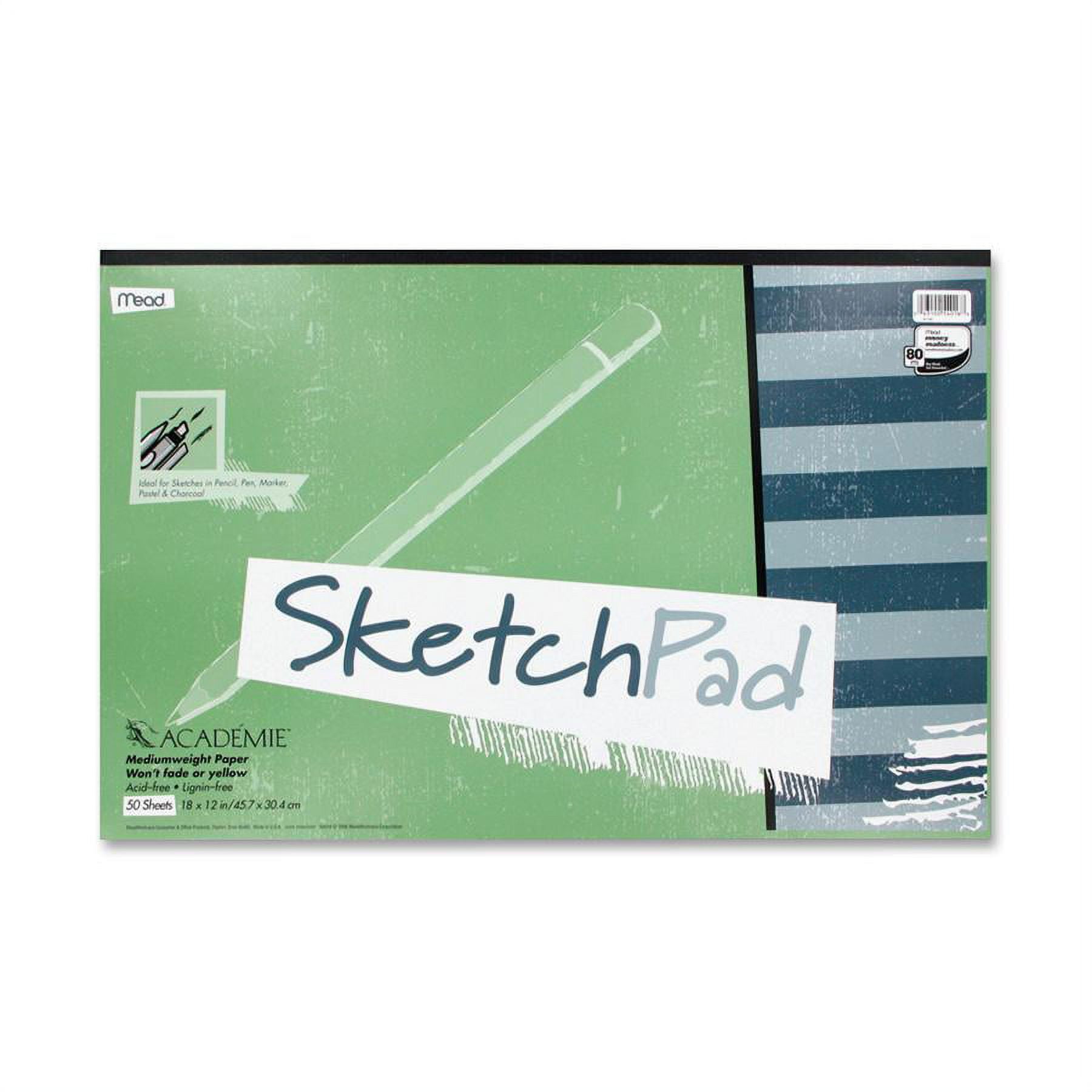 Mead, MEA54016, Academie Sketch Pad, 1 Each - Walmart.com