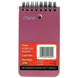 Mead Memo Book, School Supplies, Small 3x5 Poly Cover, 100 Sheets ...