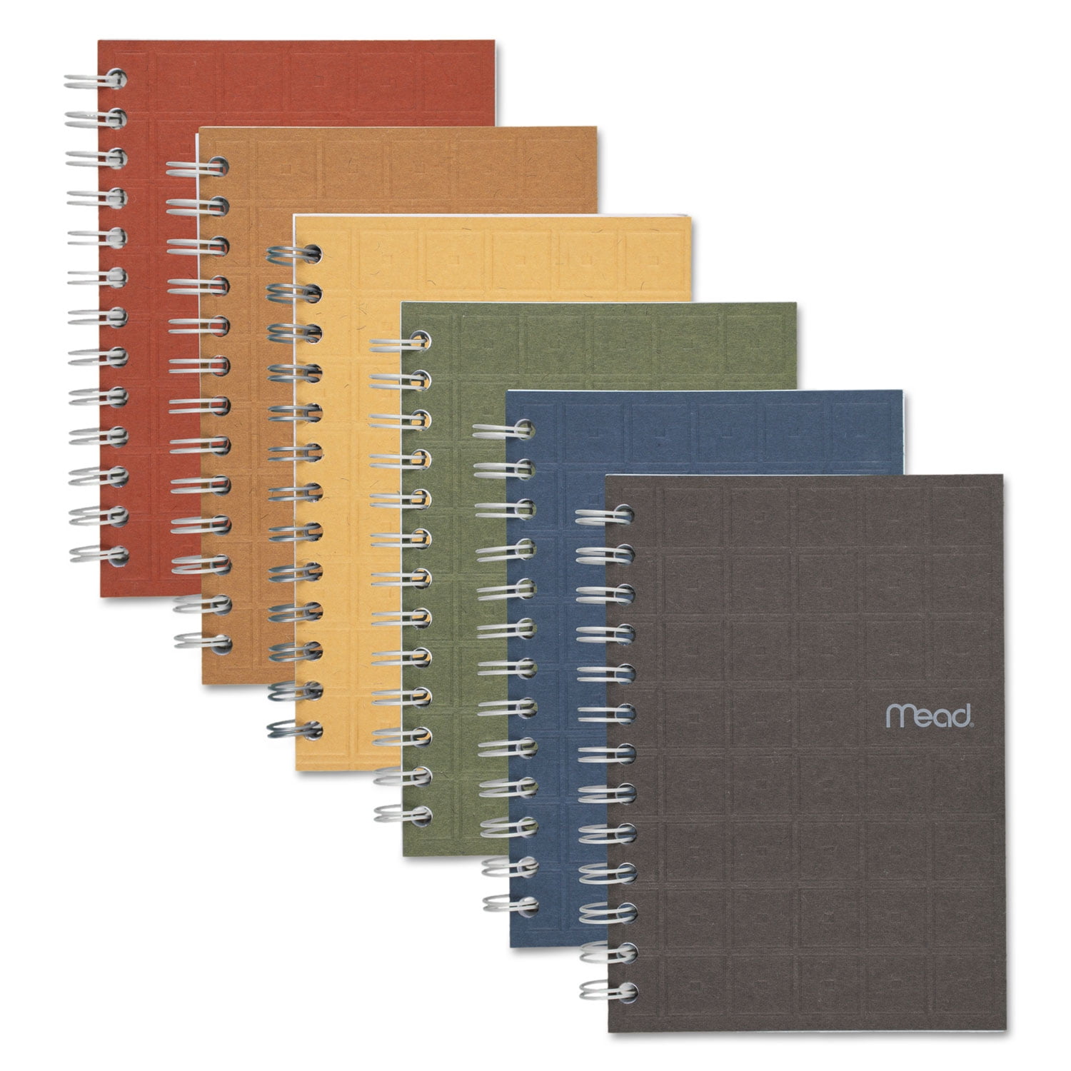 Mead Recycled Notebook, 1 Subject, Medium/college Rule, Assorted Color ...