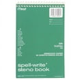 Mead Spell-Write Steno Book - 80 Sheets - Wire Bound - 6" x 9" - Green ...