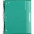 Mead Spiral Notebook, 1 Subject, College Ruled, 8 1/2" x 11", Green ...