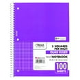 Mead Spiral Notebook 1 Subject Graph Ruled 100 Sheets 10 12 x 7 12 ...