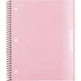 Mead Spiral Notebook, 5 Subject, Wide Ruled, Plastic Cover, 8" x 10.5 ...