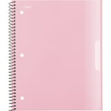 Mead Spiral Notebook, 5 Subject, Wide Ruled, Plastic Cover, 8" x 10.5 ...