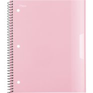 Mead Wirebound Trend Notebook, 1 Subject, Wide/legal Rule, Pink Cover ...