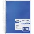 Mead Three-Subject Wide Ruled Spiral Notebook with 120 Multi-Note ...
