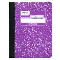 Mead Composition Book [Wide Ruled]: 7-1/2 in. x 9-3/4 in. (Purple) 1 ...