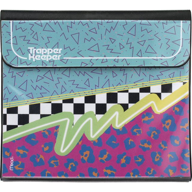 Mead Trapper Keeper 1" Round Rings Binder, Funky Retro Design with ...