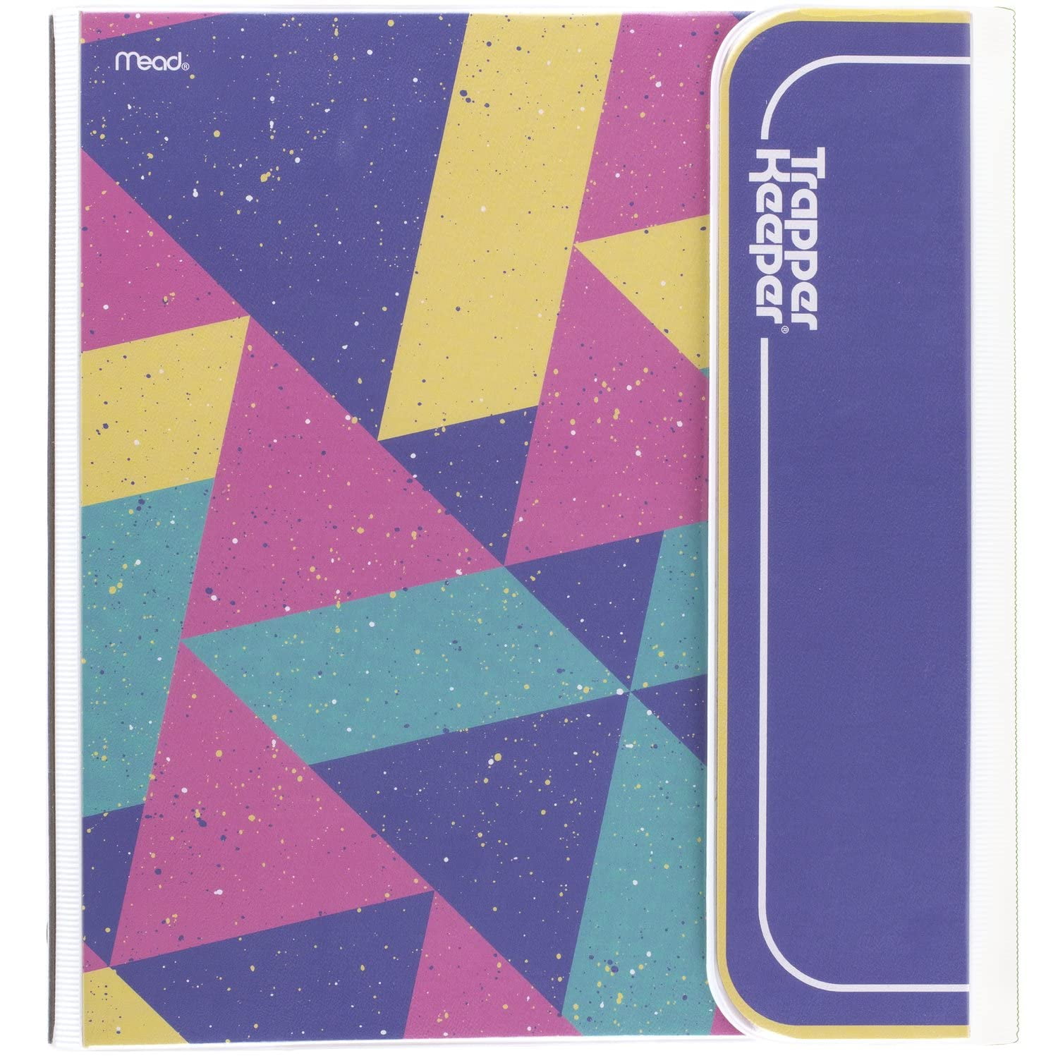 Mead Trapper Keeper Binder, Retro Design, 1 Inch Binder Includes 2 ...