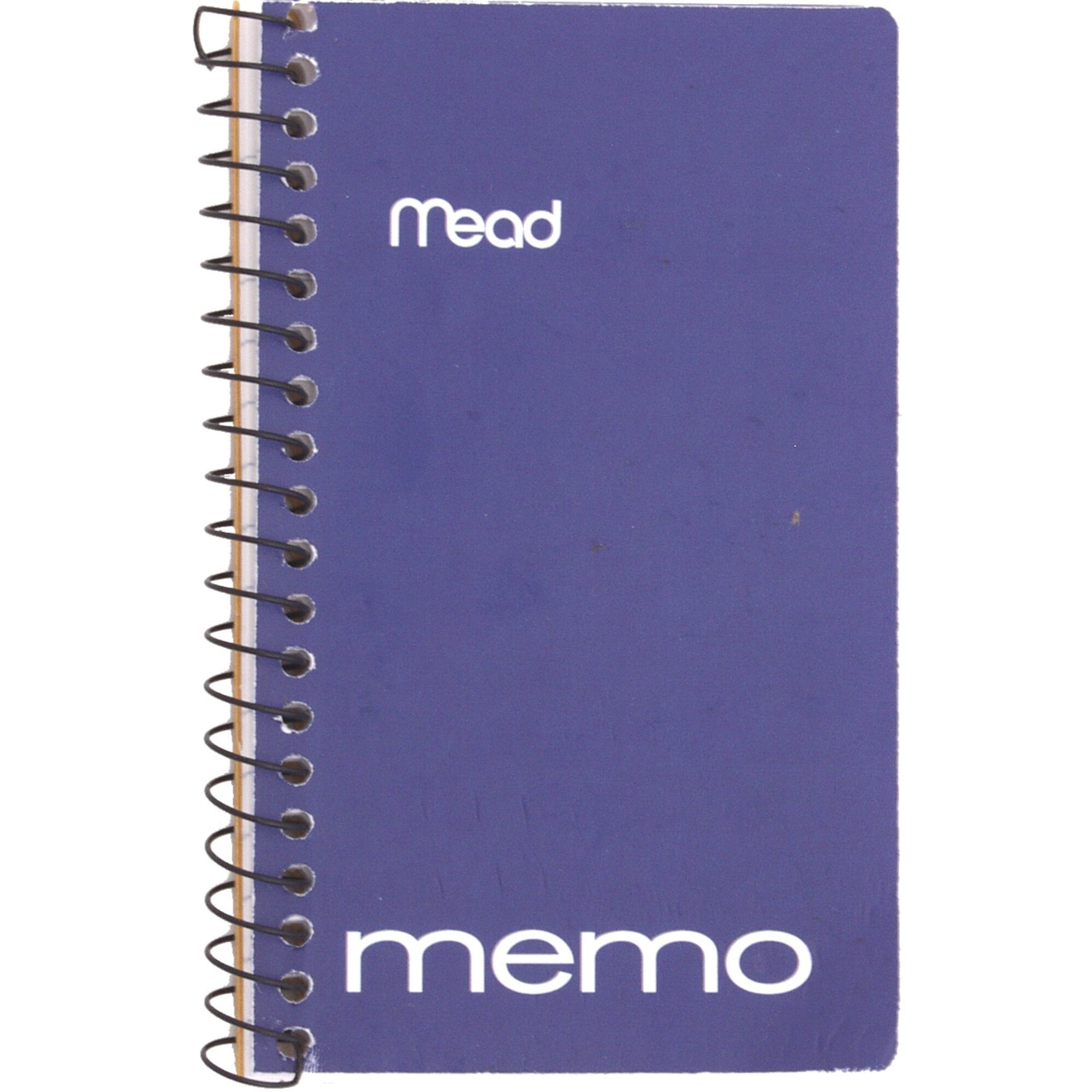 Mead Wirebound Memo Book College Ruled 60 Sheets 3 x 5 Color Chosen For ...