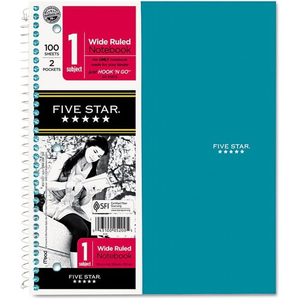 Mead Wirebound Trend Notebook, 1 Subject, Legal Rule, 10 1/2 x 8, 100 ...