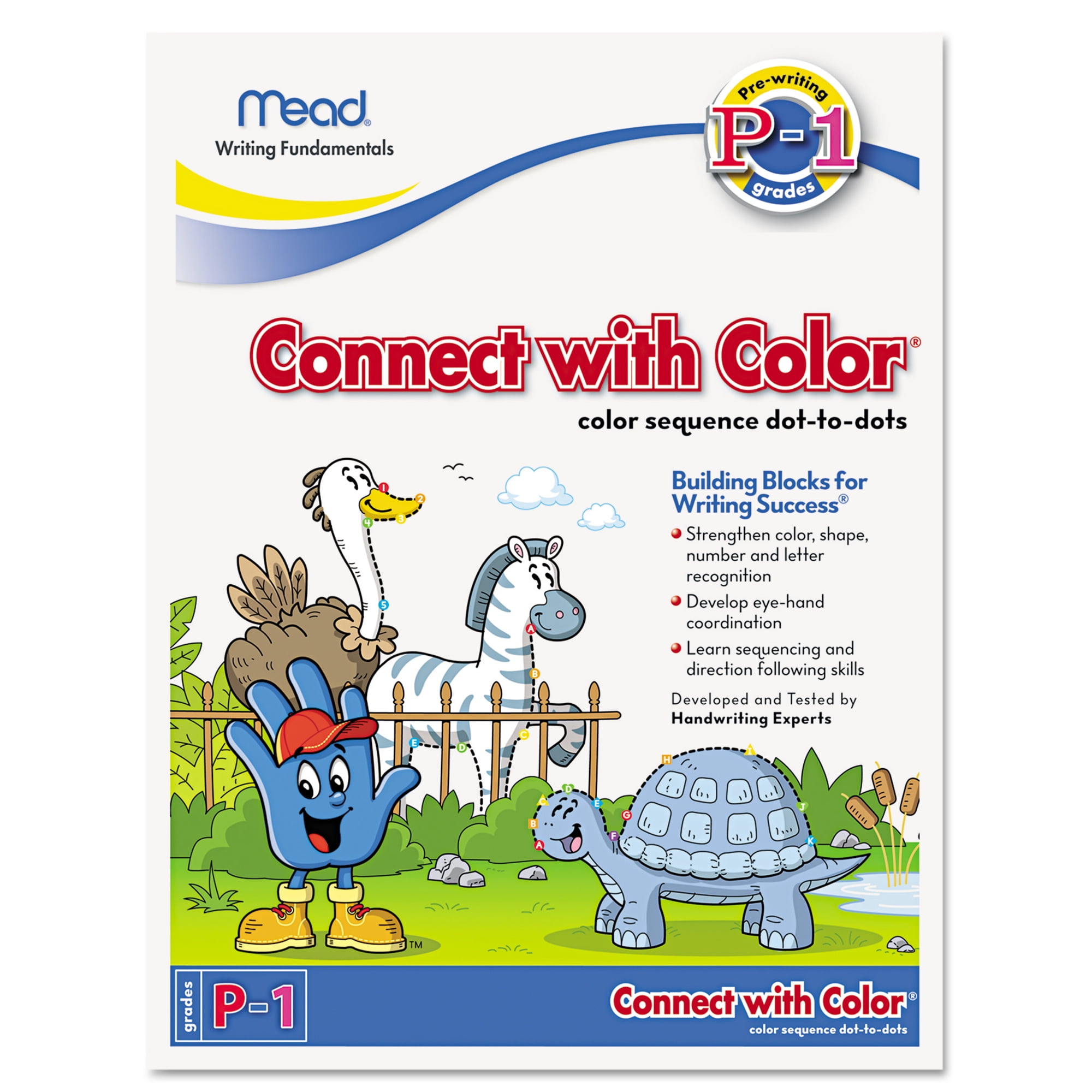 Mead® Writing Fundamentals Connect With Color Drawing Tablet, 10 1/2" x ...