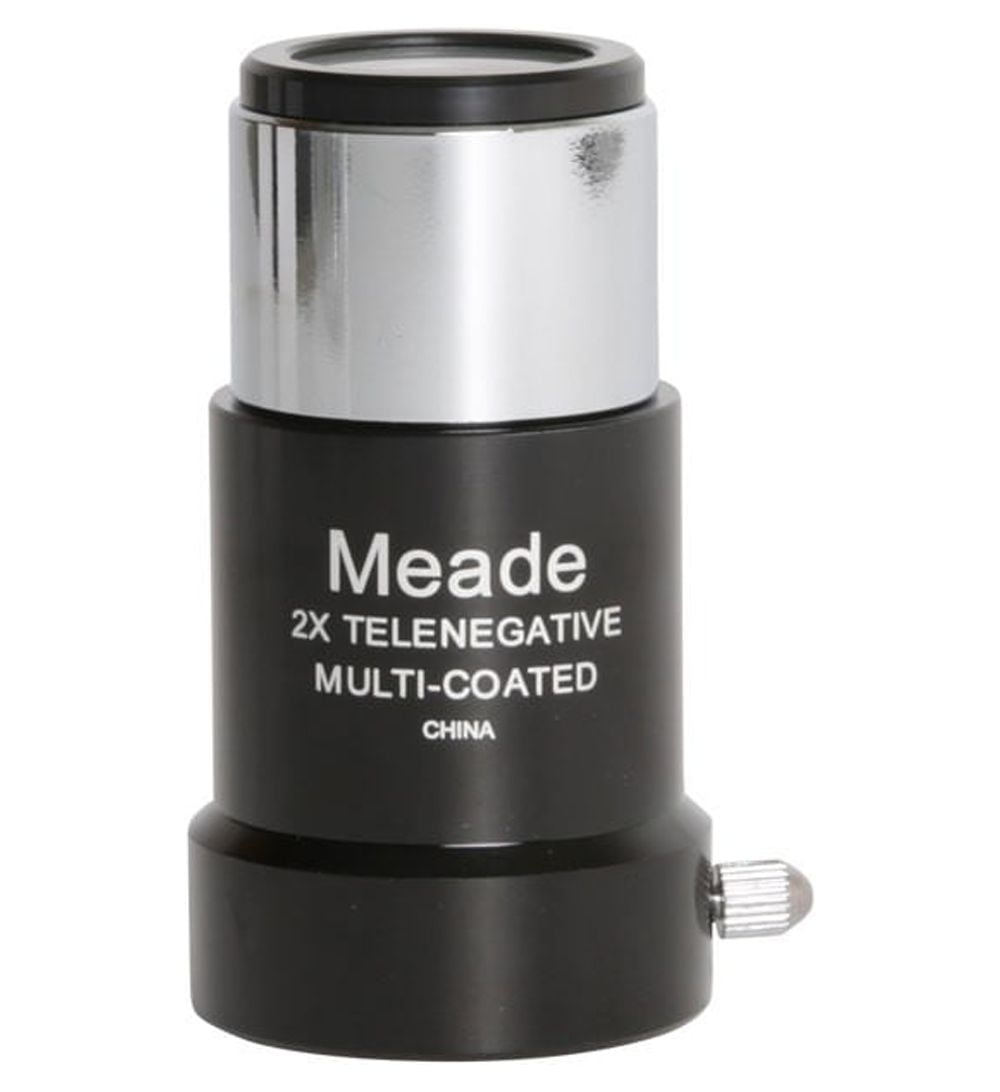 Meade Instruments Series 4000 #126 2X Short-Focus Barlow Lens (1.25 ...