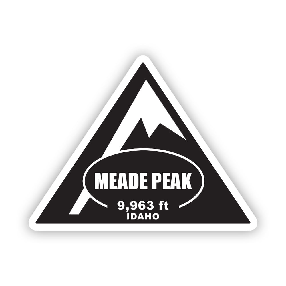 Meade Peak Sticker Decal - Self Adhesive Vinyl - Weatherproof - Made in ...