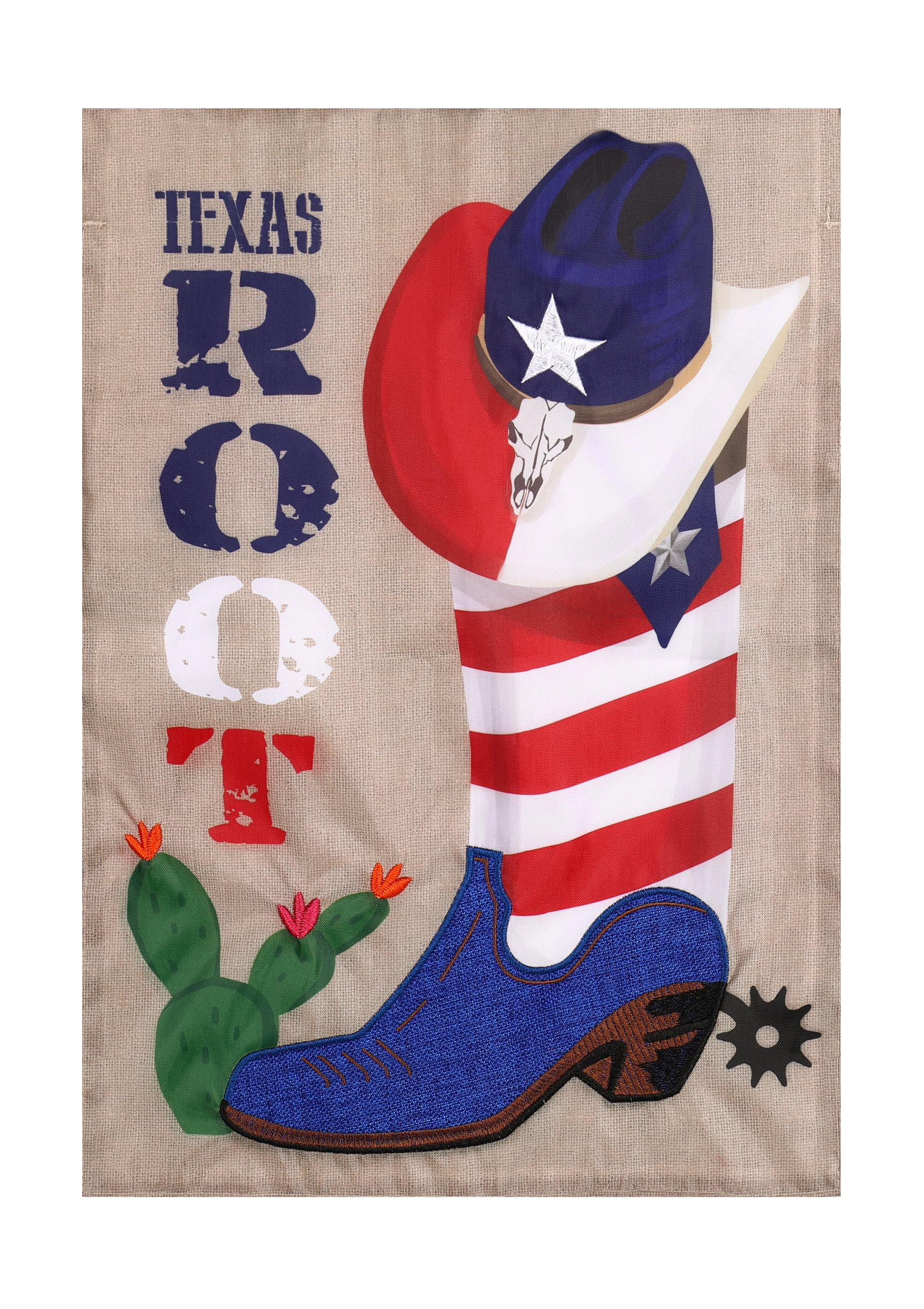 Meadow Creek Texas Root Garden Flag, Assembled Size 12.5-in Width by 18 ...