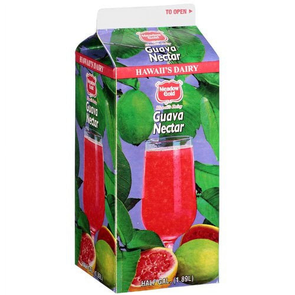 Meadow Gold Hawaii's Dairy Guava NeCountar Juice, Half Gallon - Walmart.com