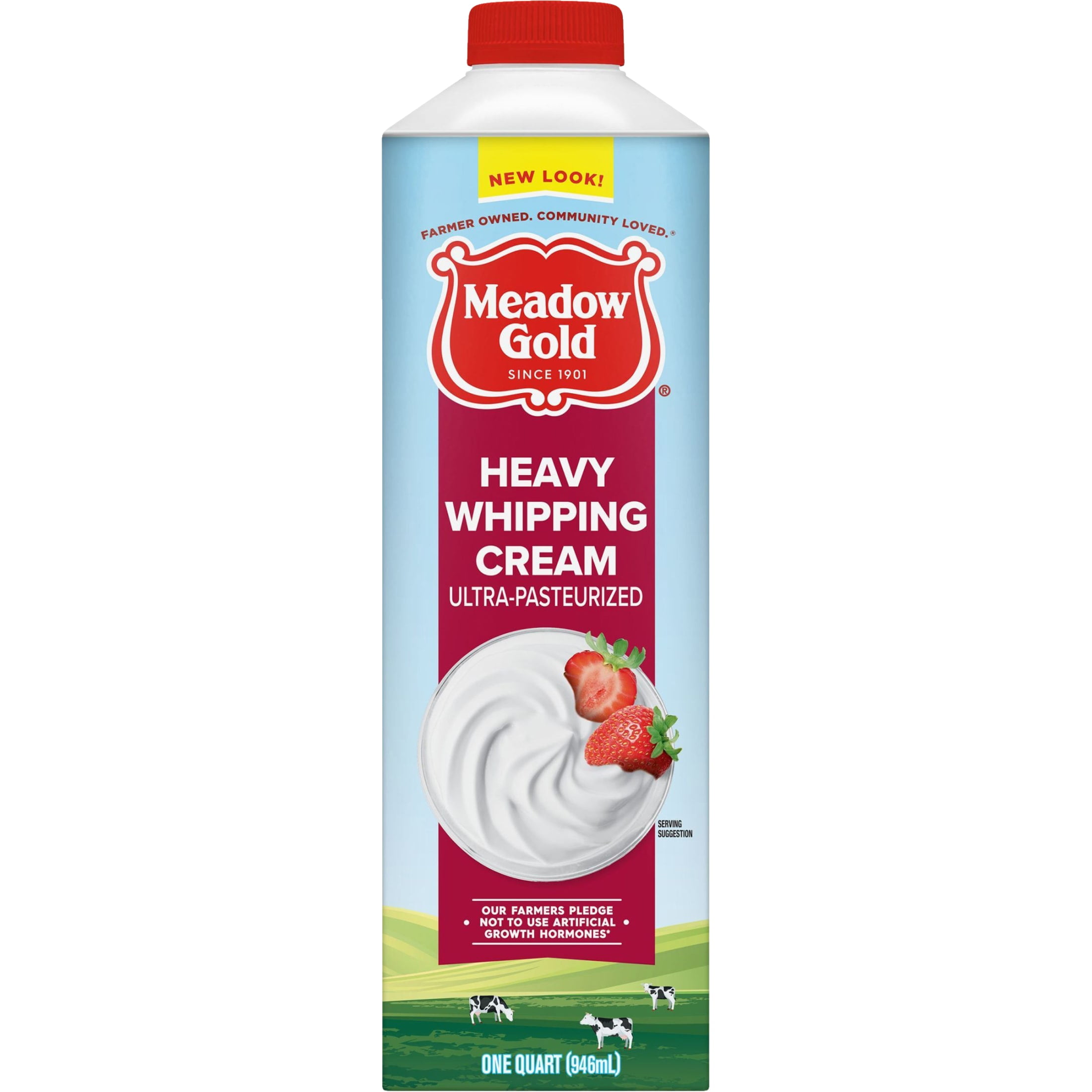 Meadow Gold Heavy Whipping Cream, Quart - Walmart.com