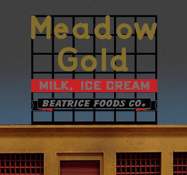 Meadow Gold Sign (Lg) - Walmart.com