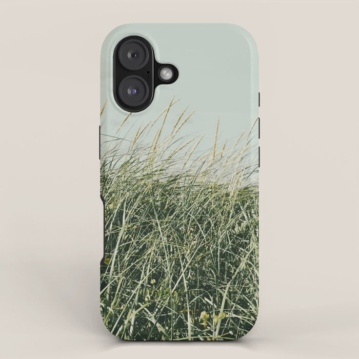 Meadow Grass and Pale Blue Sky Tough Phone Case for Apple iPhone, Dual ...
