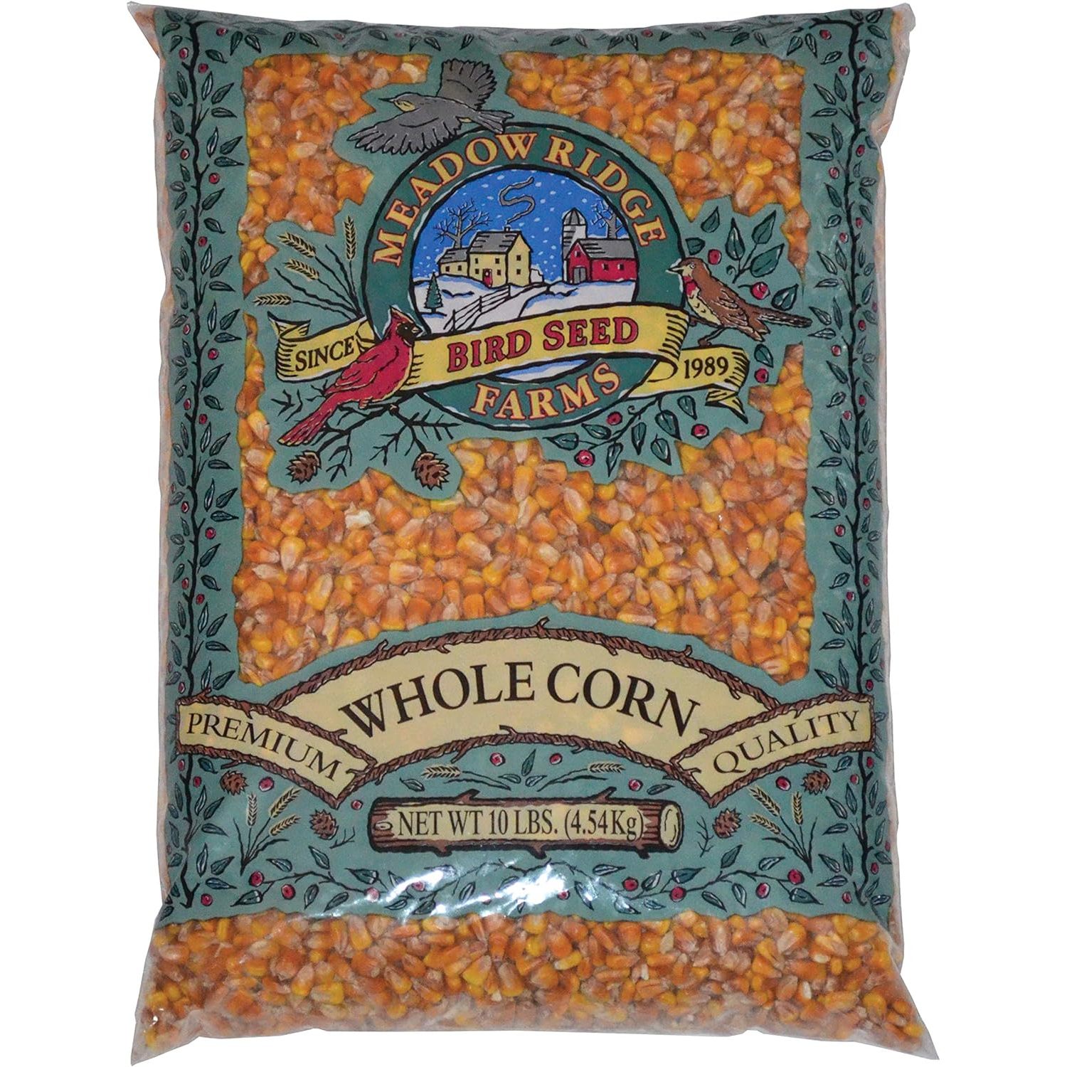 Meadow Ridge Farms Whole Corn Wildlife and Deer Food, 10-Pound Bag ...