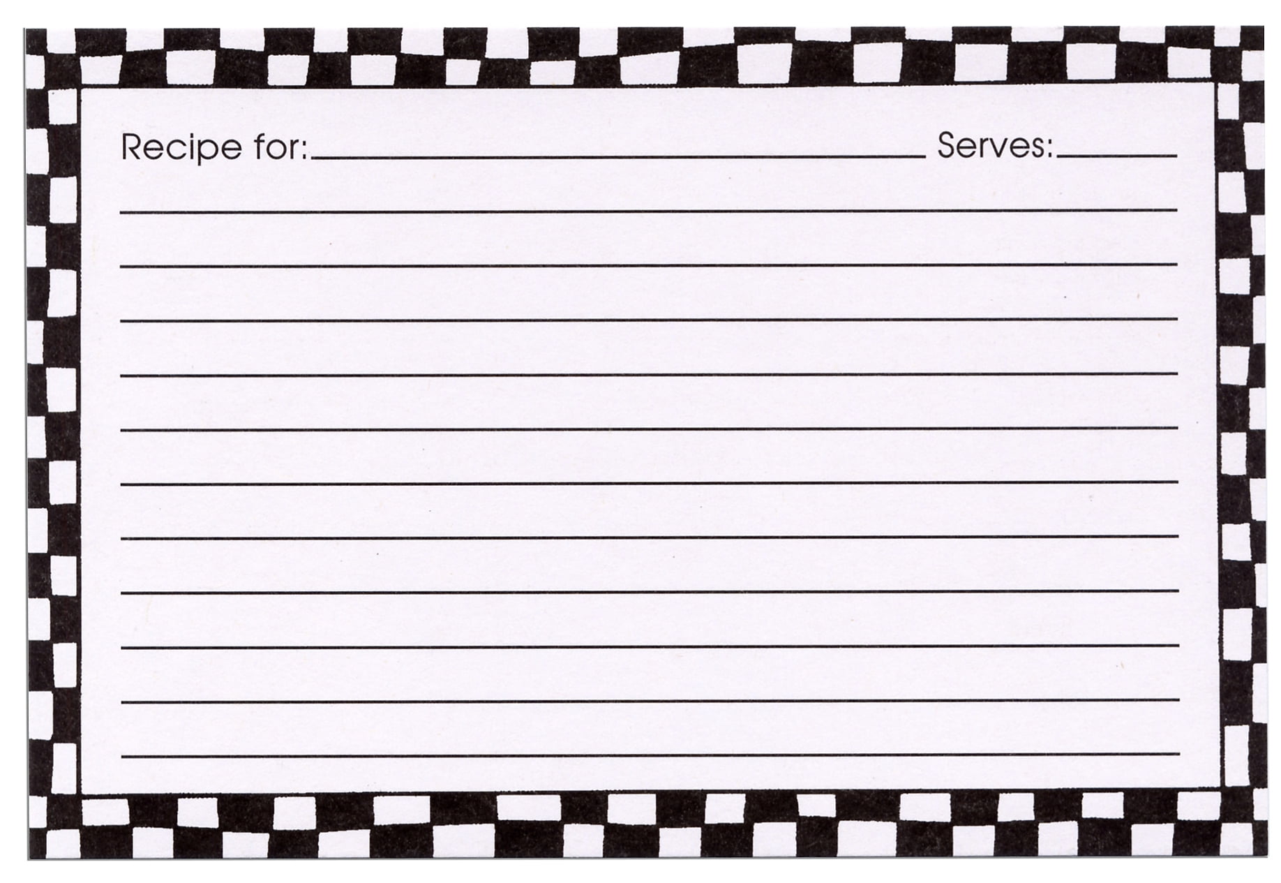 Meadowsweet Kitchens Abstract Café Lined Recipe Card Box Set - Walmart.com