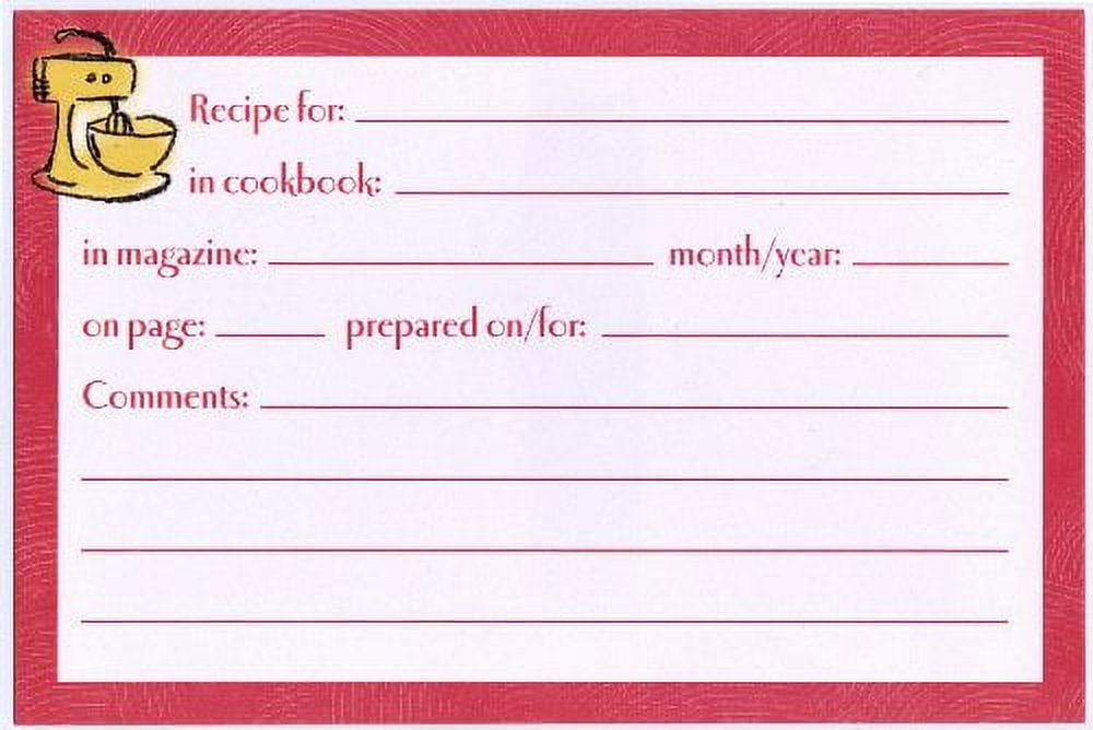 Meadowsweet Kitchens Recipe Card Set to help you keep track of recipes ...