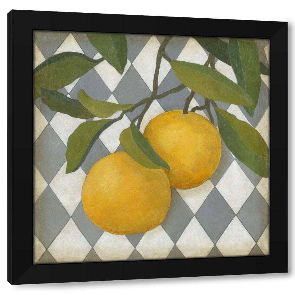 Megan Meagher 12x12 Black Modern Wood Framed Wall Art Titled - Fruit ...