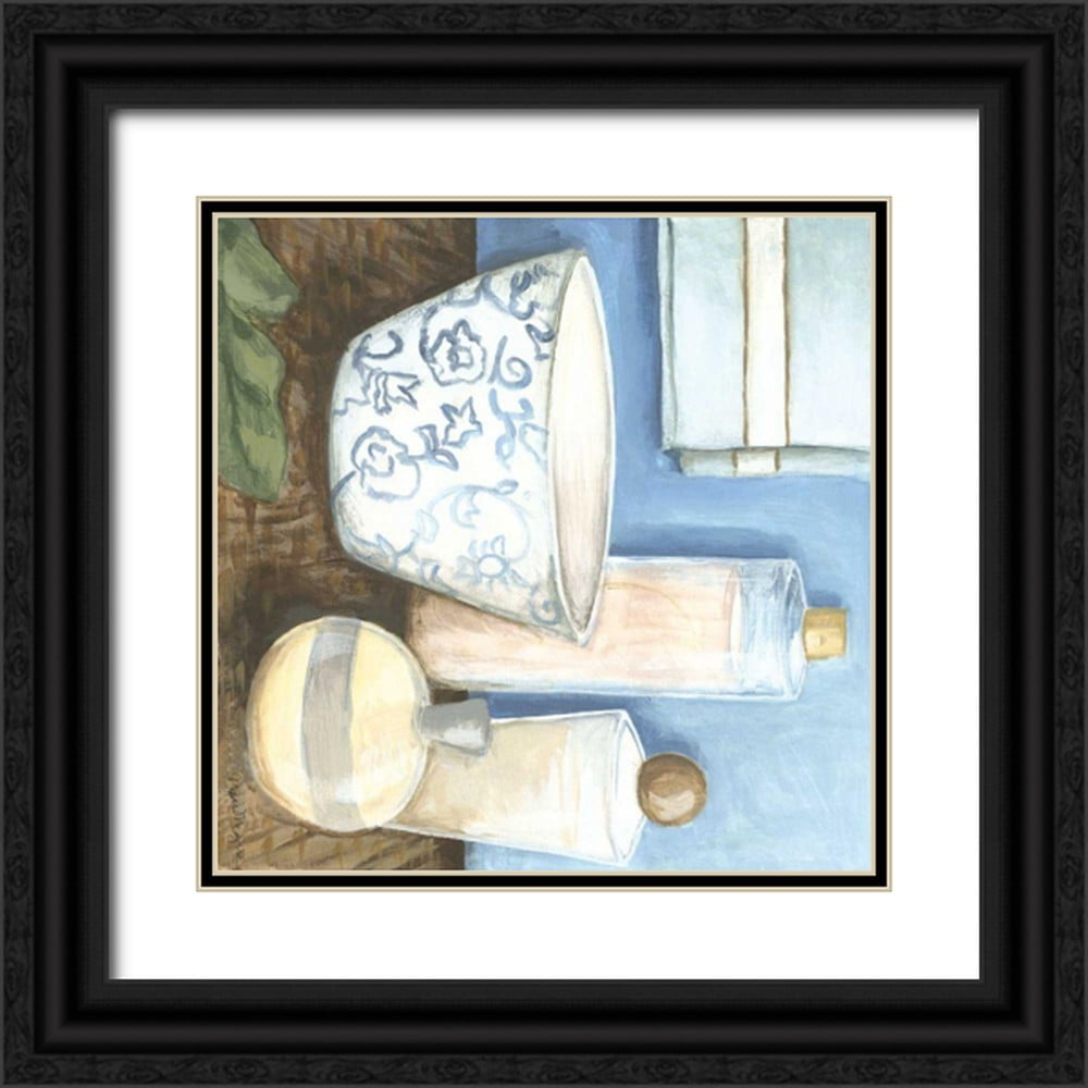 Meagher, Megan 12x12 Black Ornate Wood Framed with Double Matting ...