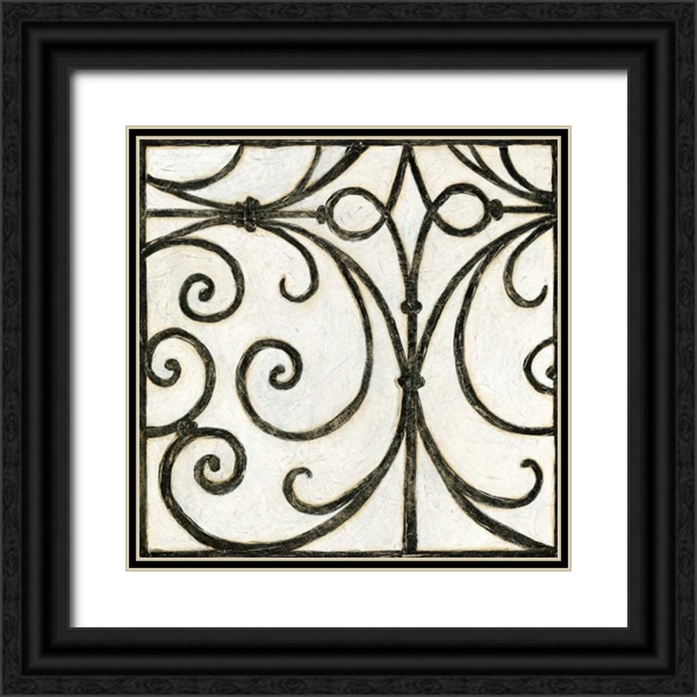 Meagher, Megan 12x12 Black Ornate Wood Framed with Double Matting ...
