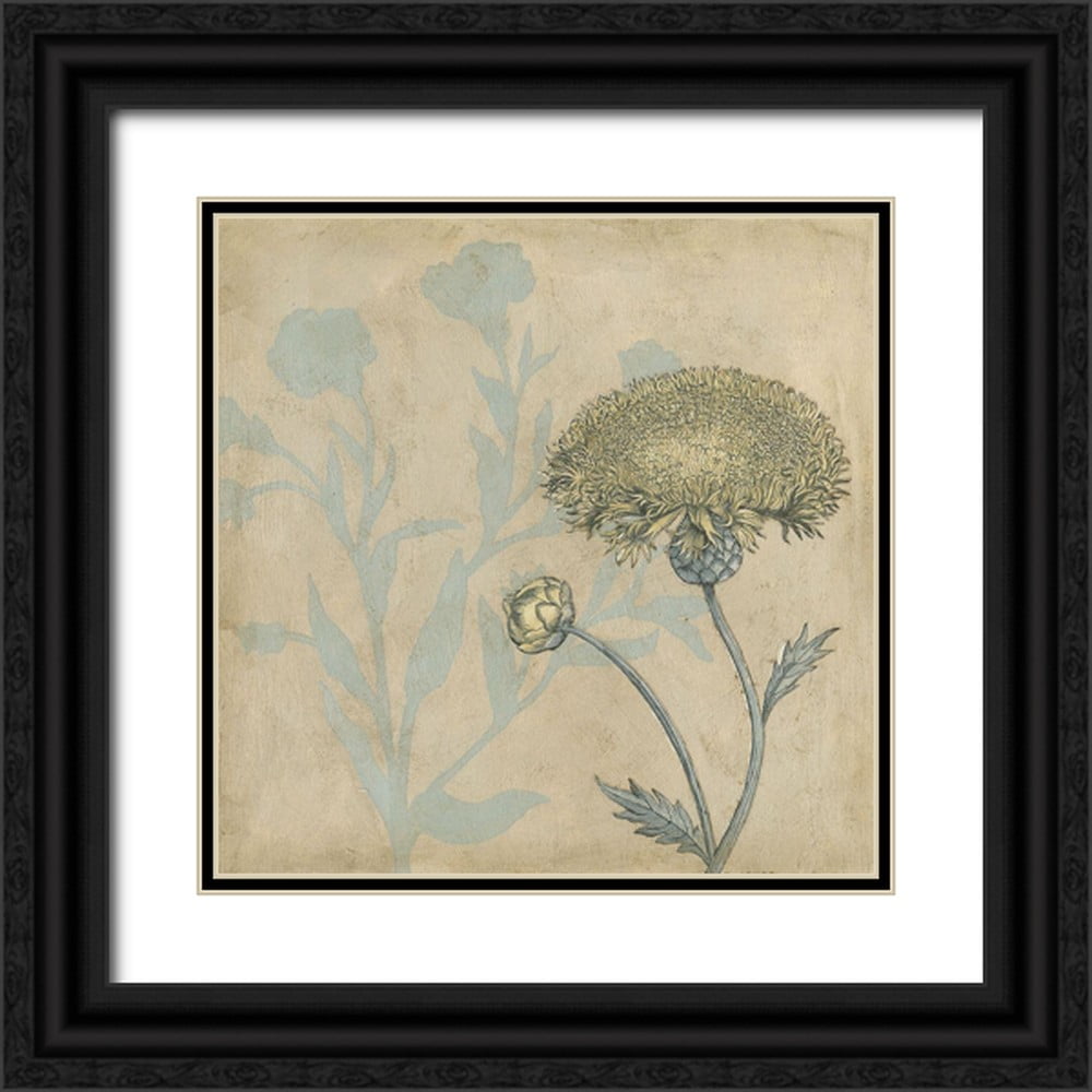 Meagher, Megan 12x12 Black Ornate Wood Framed with Double Matting ...