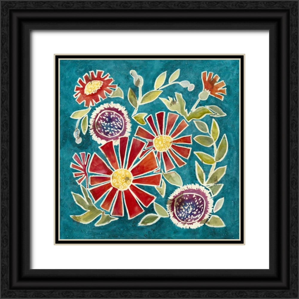 Meagher, Megan 15x15 Black Ornate Wood Framed with Double Matting ...