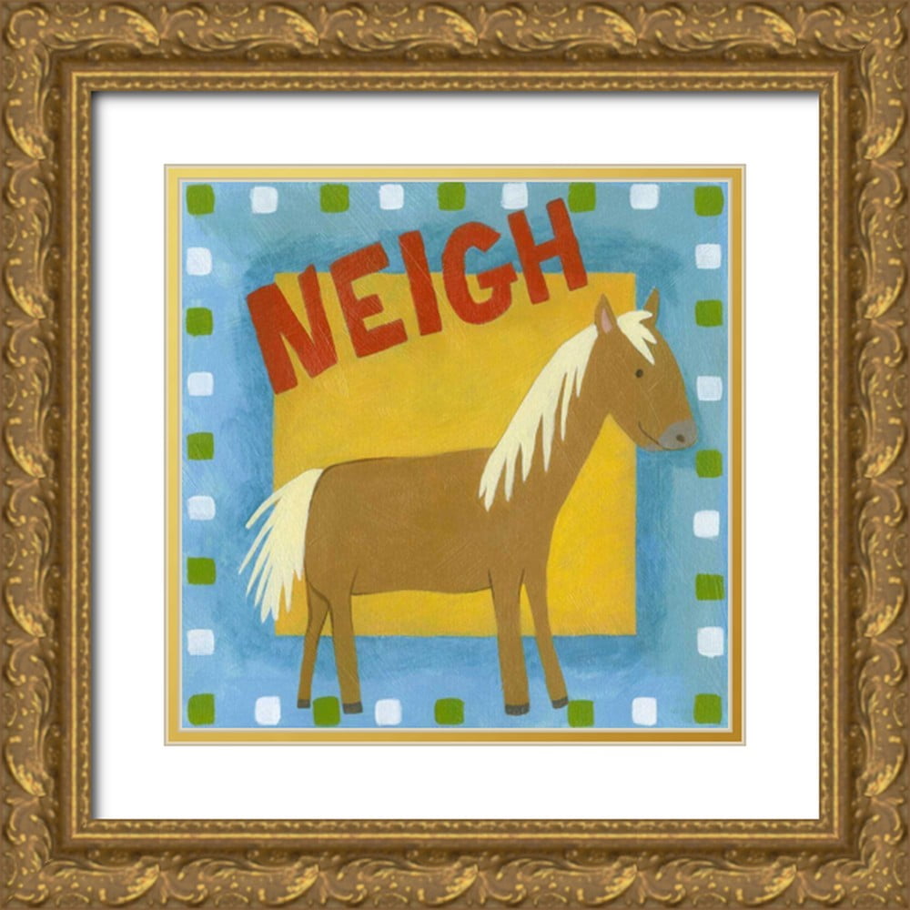 Meagher, Megan 15x15 Gold Ornate Wood Framed with Double Matting Museum ...