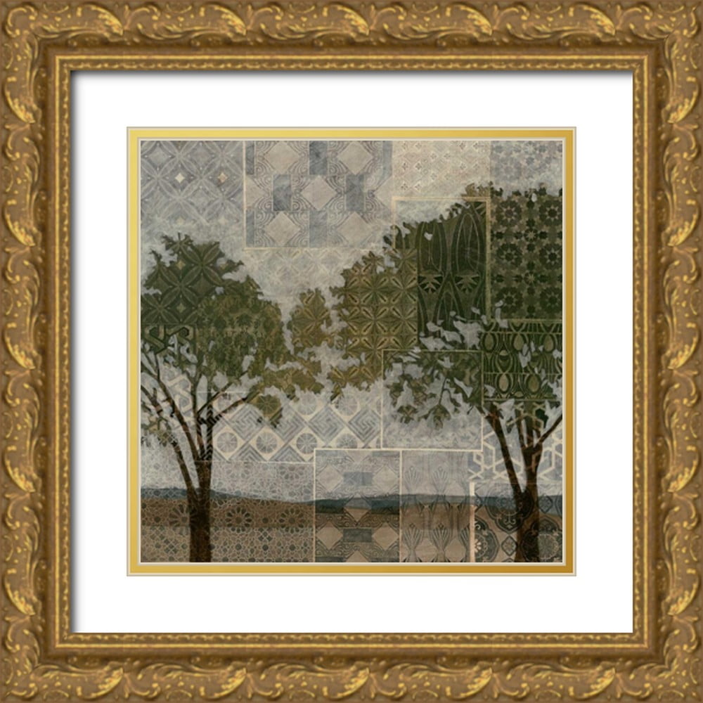 Meagher, Megan 15x15 Gold Ornate Wood Framed with Double Matting Museum ...