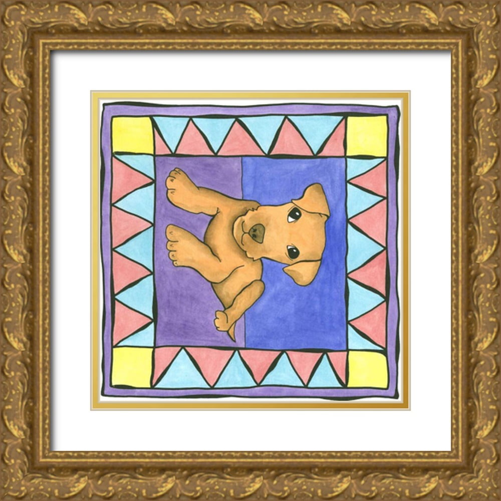 Meagher, Megan 15x15 Gold Ornate Wood Framed with Double Matting Museum ...