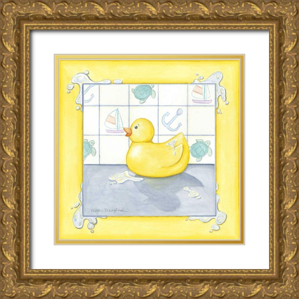 Meagher, Megan 15x15 Gold Ornate Wood Framed with Double Matting Museum ...