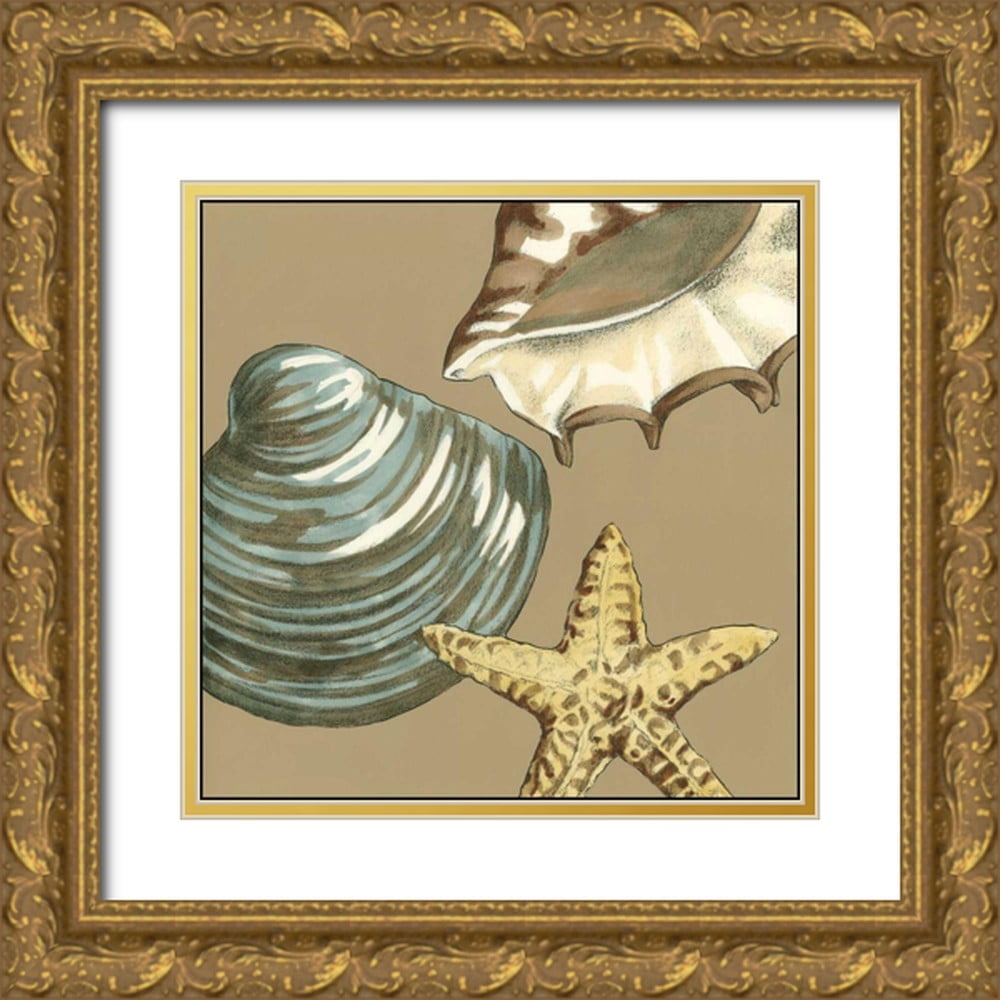 Meagher, Megan 15x15 Gold Ornate Wood Framed with Double Matting Museum ...