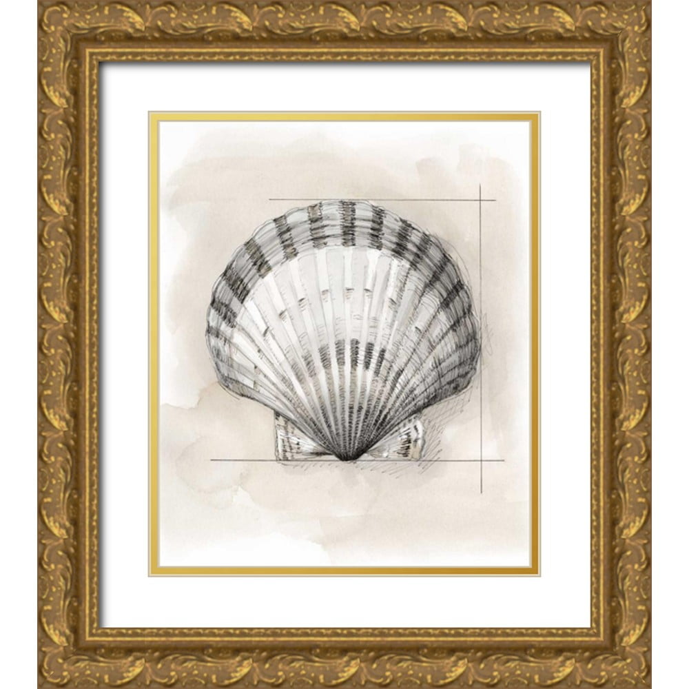 Meagher, Megan 15x17 Gold Ornate Wood Framed with Double Matting Museum ...