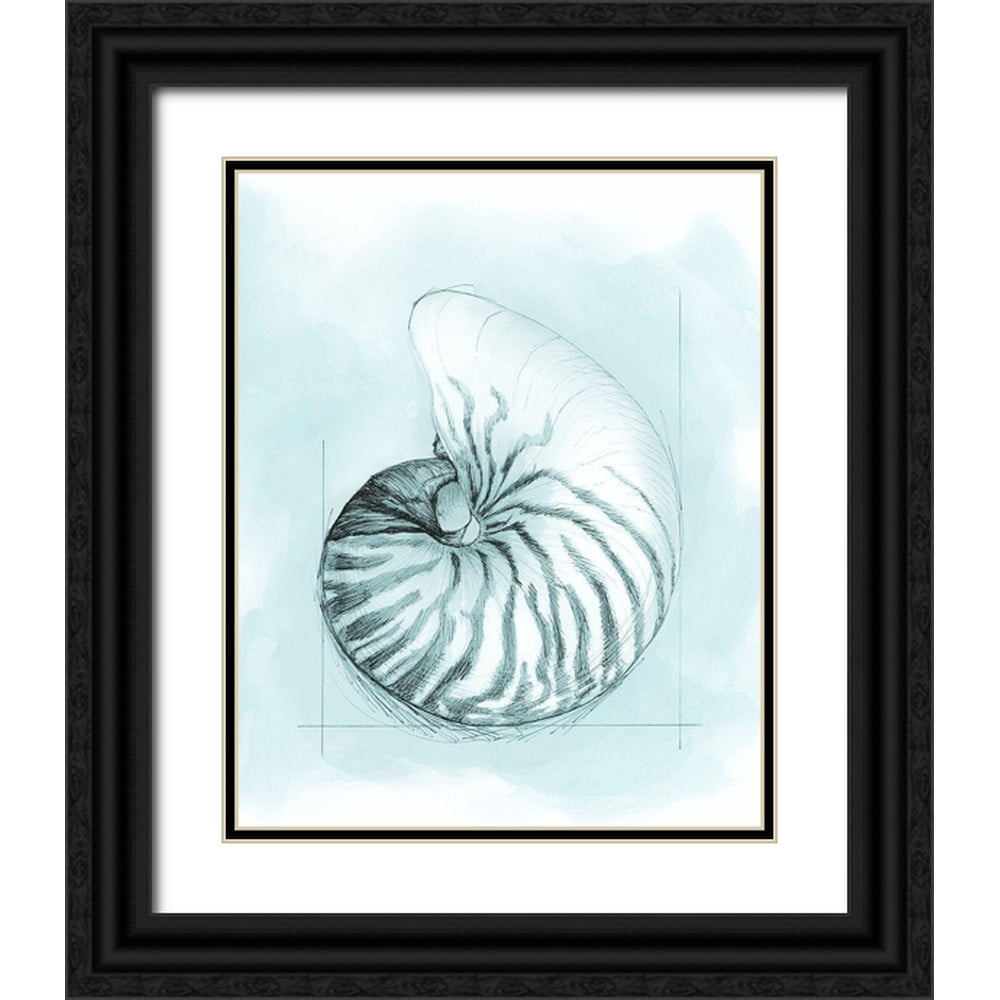 Meagher, Megan 15x18 Black Ornate Wood Framed with Double Matting ...