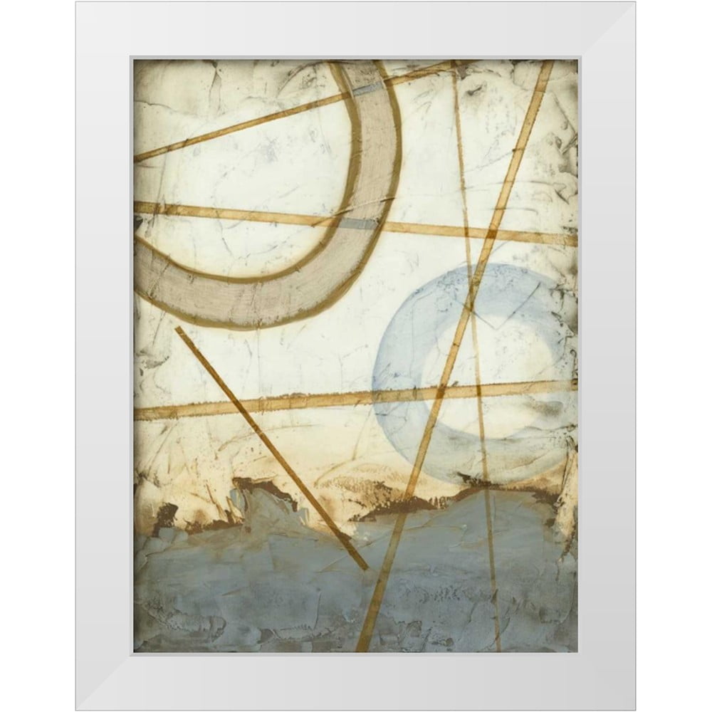 Meagher, Megan 15x18 White Modern Wood Framed Museum Art Print Titled - Intersections I ...