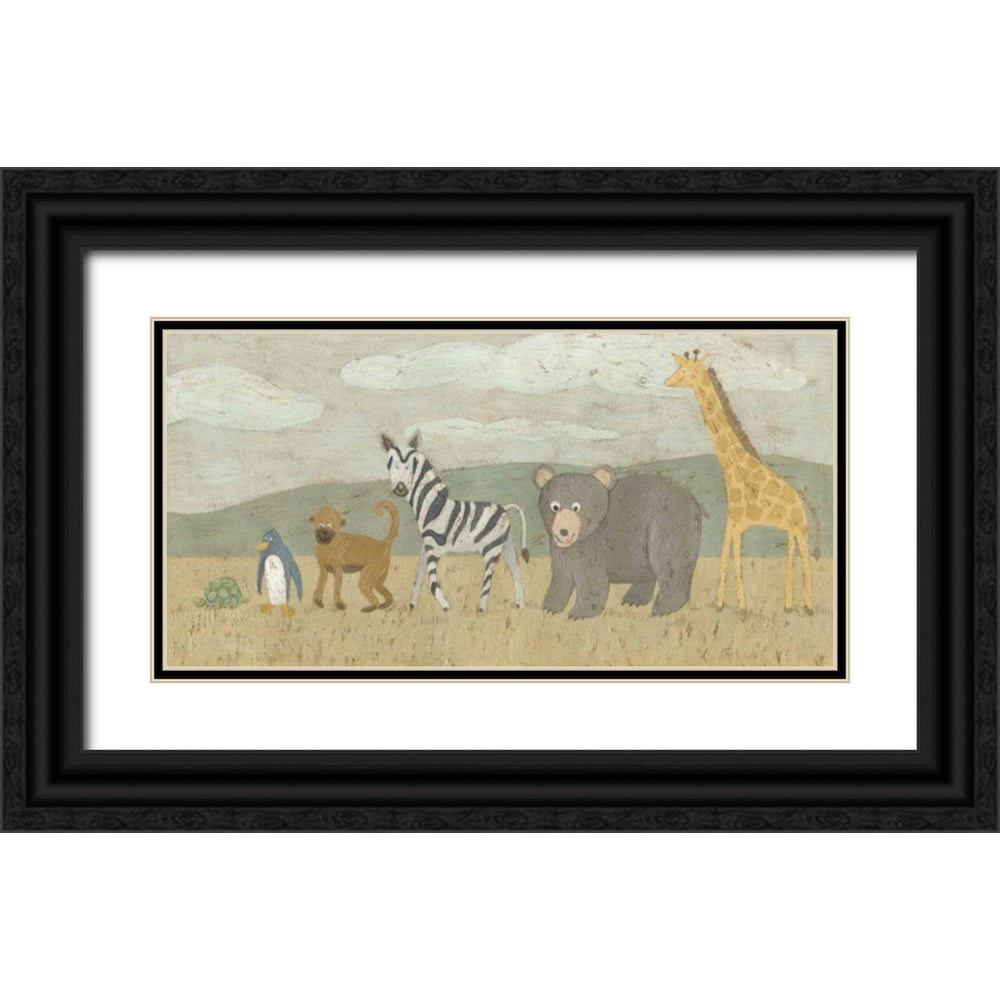 Meagher, Megan 18x11 Black Ornate Wood Framed with Double Matting ...