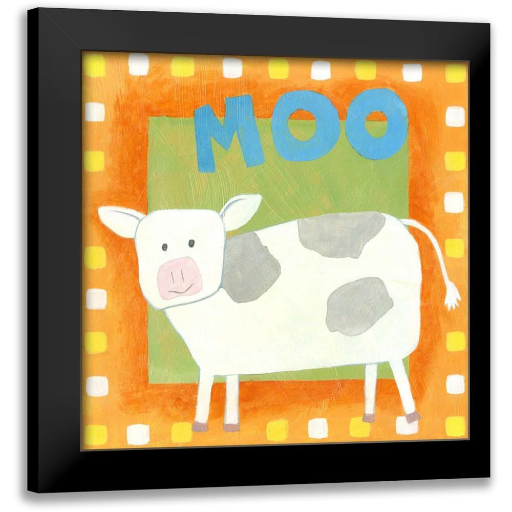 Meagher, Megan 20x20 Black Modern Framed Museum Art Print Titled - Moo ...