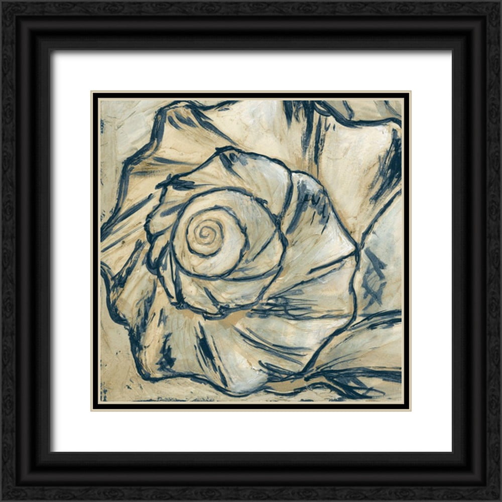 Meagher, Megan 20x20 Black Ornate Wood Framed with Double Matting ...