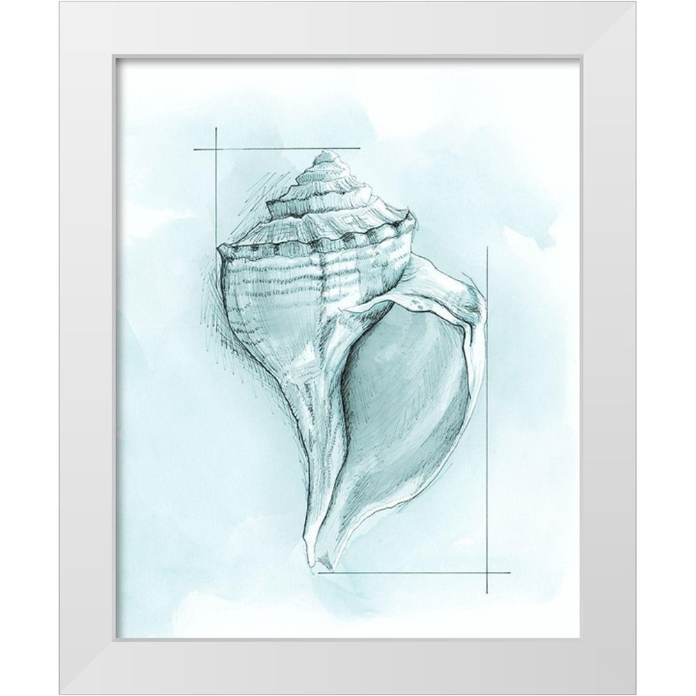 Meagher, Megan 20x24 White Modern Wood Framed Museum Art Print Titled ...