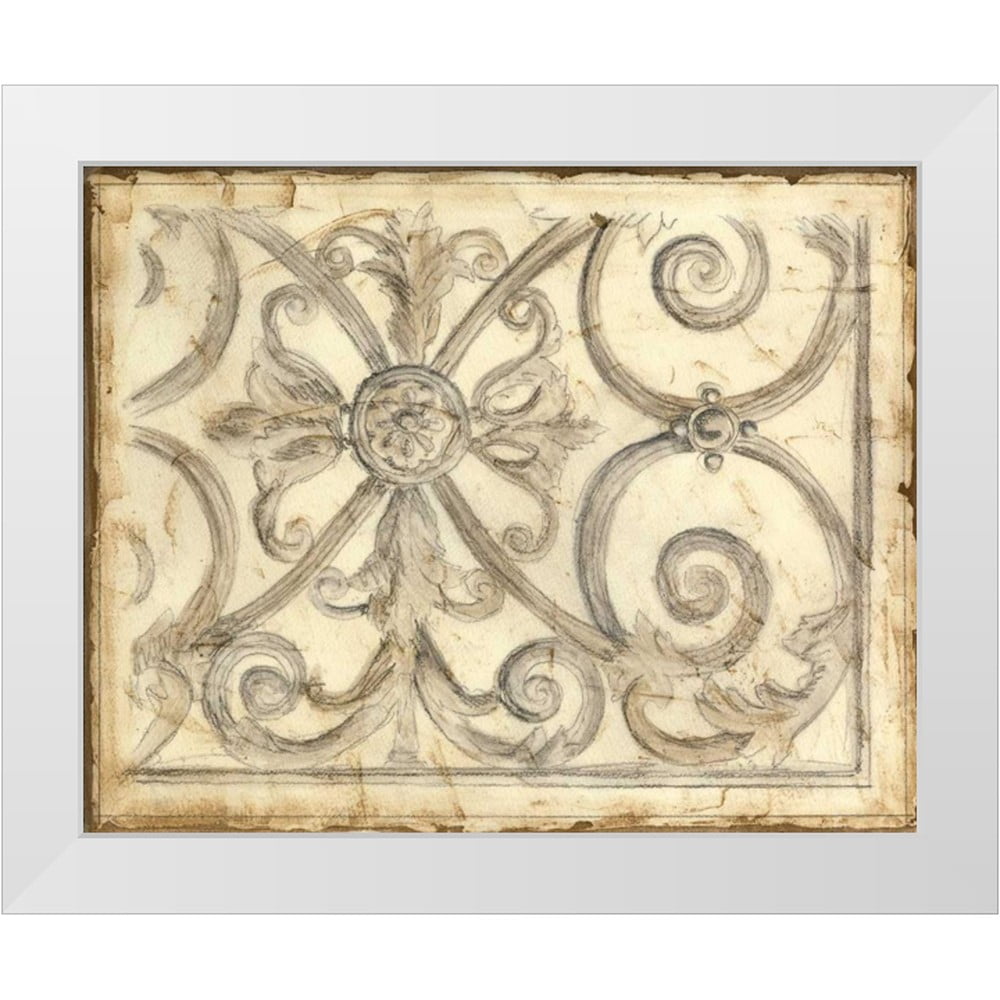 Meagher, Megan 24x20 White Modern Wood Framed Museum Art Print Titled ...