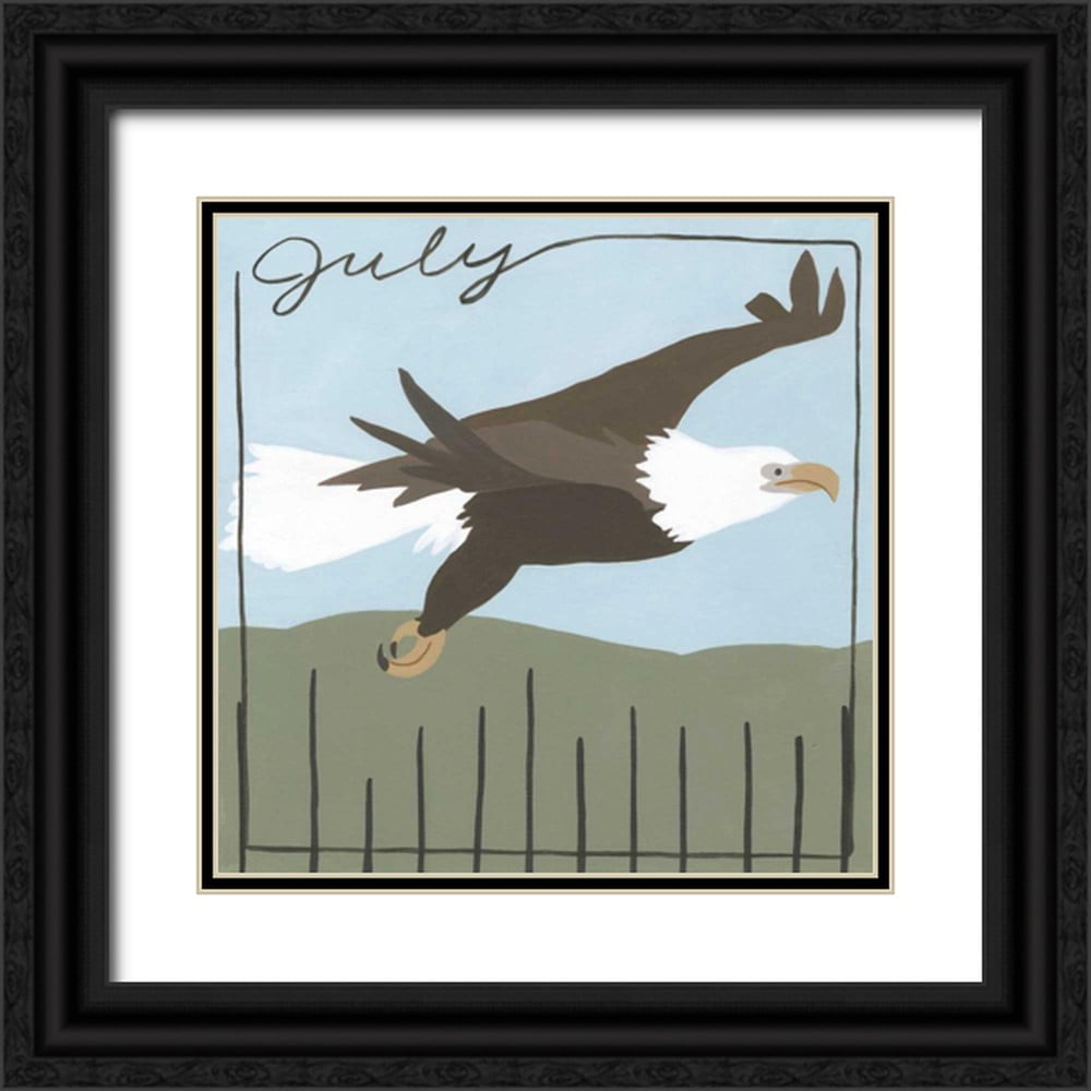 Meagher, Megan 26x26 Black Ornate Wood Framed with Double Matting ...