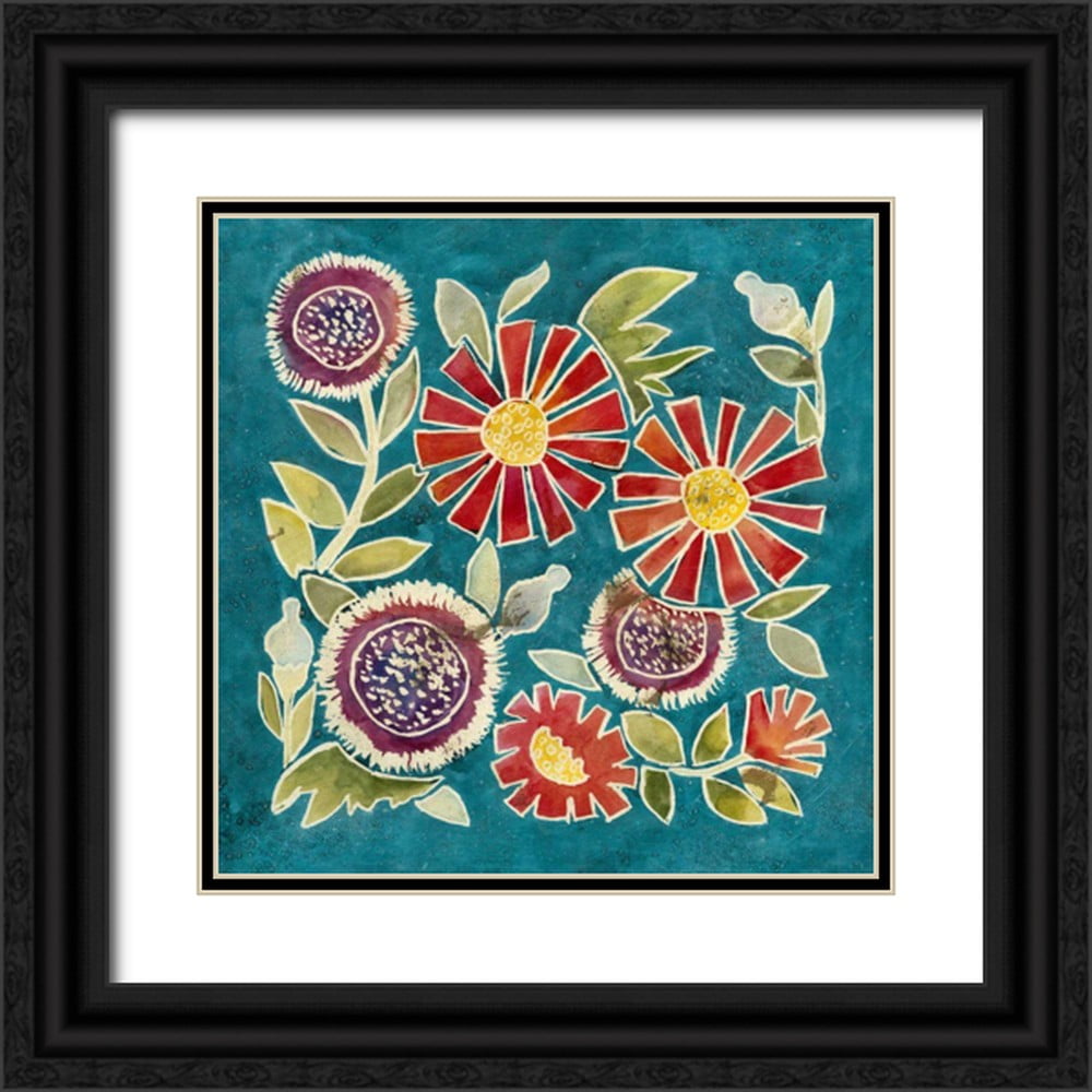 Meagher, Megan 26x26 Black Ornate Wood Framed with Double Matting ...