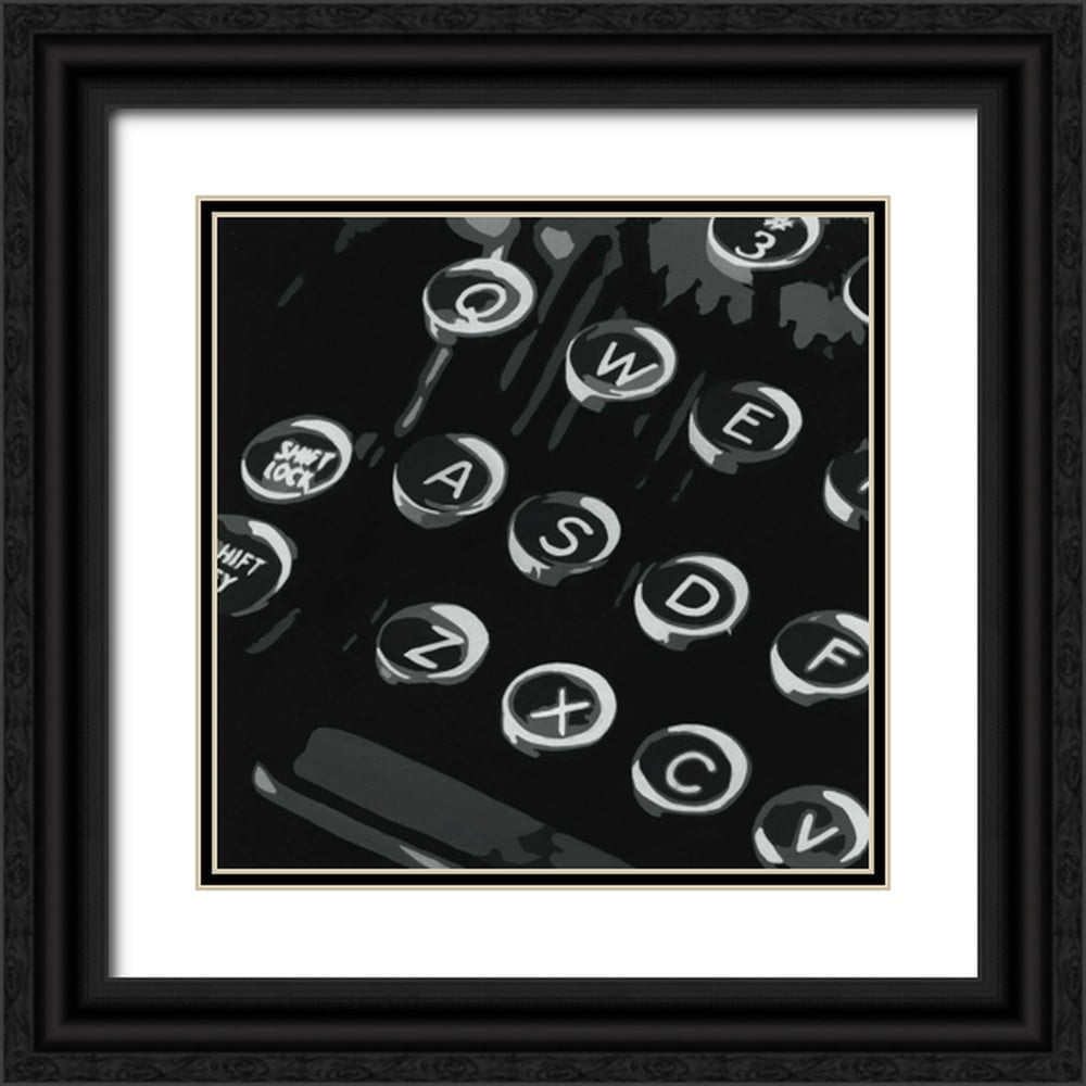 Meagher, Megan 26x26 Black Ornate Wood Framed with Double Matting ...